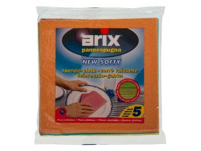 Buy Arix Cellulose Sponge Cloth 5 Pcs Online in Kuwait | Talabat Kuwait
