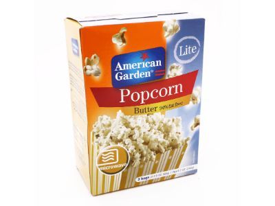 Buy American Garden Microwave Butter Lite Popcorn, Gluten Free, 240g ...