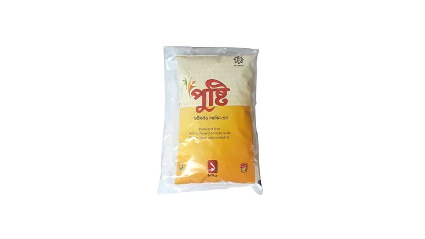 Pushti Fortified Soybean Oil Pouch 1L delivery in Bangladesh | foodpanda