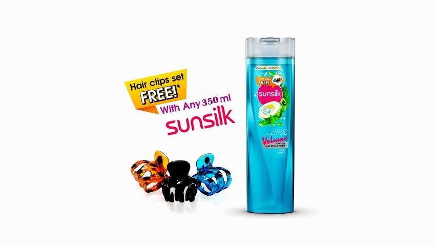 Sunsilk Shampoo Volume Clip Free 350 ml delivery in Bangladesh | foodpanda