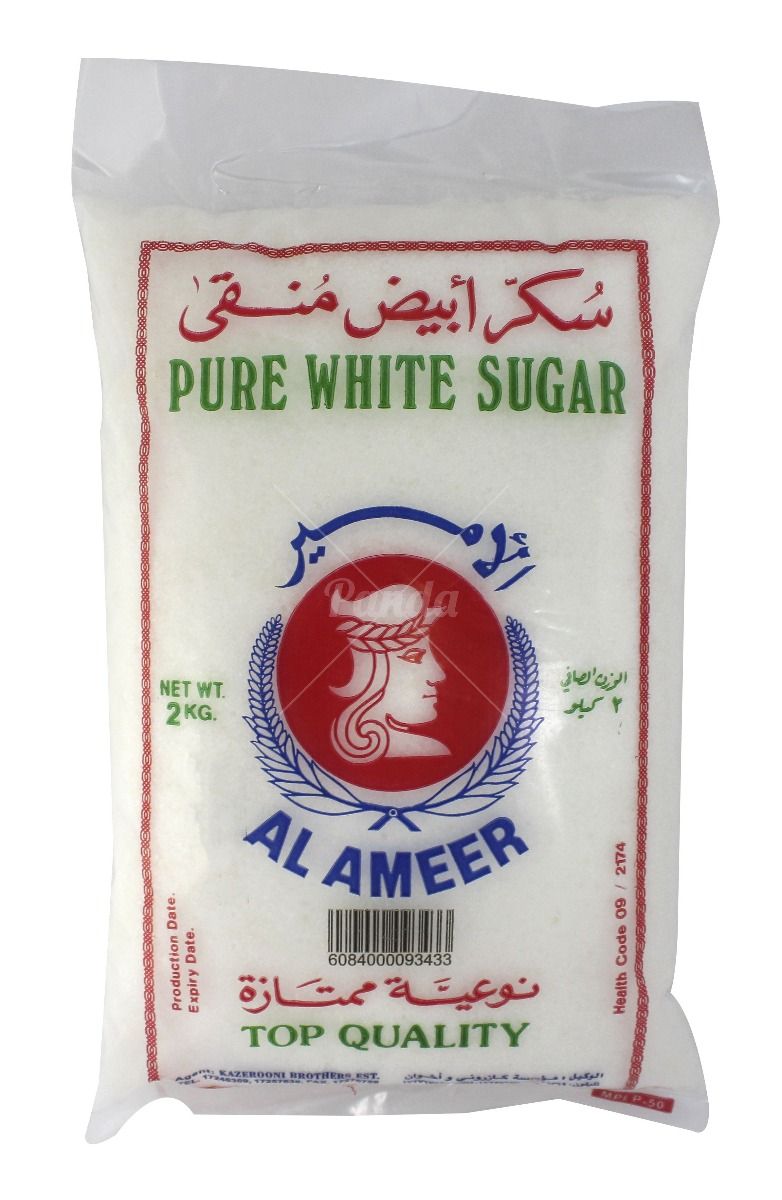 Buy Al Ameer Pure White Sugar, 2kg Online in Bahrain | Talabat Bahrain