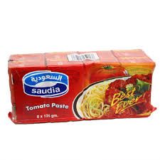 Buy Saudia Tomato Paste 135 g x 8 pcs Online in Bahrain | Talabat Bahrain