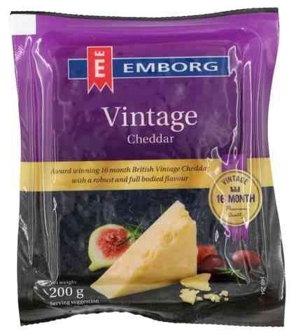 Buy Emborg Vintage Cheddar Cheese 200 g Online in Bahrain | Talabat Bahrain