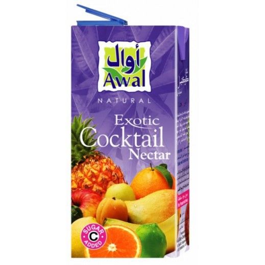 Buy Awal Natural Exotic Cocktail Nectar Juice, 1L Online in Bahrain ...