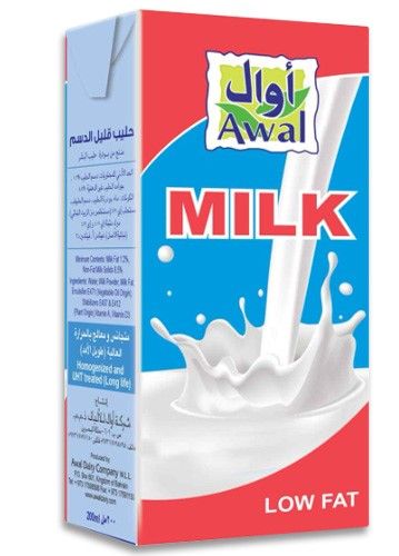 Buy Awal Low Fat UHT Milk, 1L Online in Bahrain | Talabat Bahrain