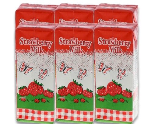 Buy Awal Strawberry Milk 200 Ml X 6 Pcs Online in Bahrain | Talabat Bahrain