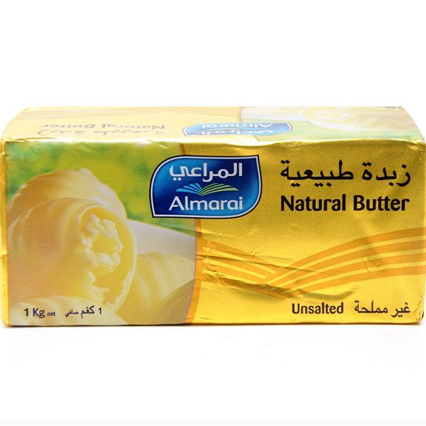 Buy Almarai Natural Butter Unsalted 1 Kg Online in Bahrain | Talabat ...