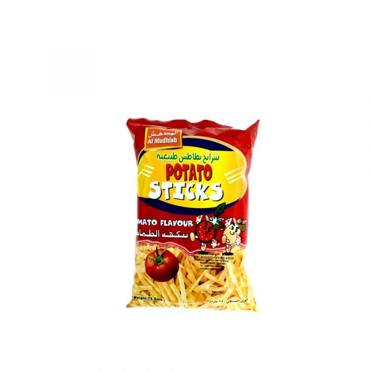 Buy Al Mudhish Tomato Natural Potato Stick, 18g Online in Bahrain ...