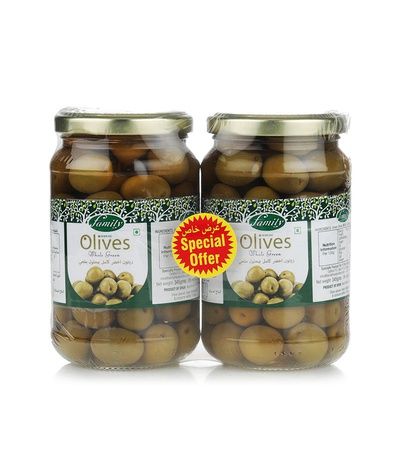 Buy Family Whole Green Olive Plain 200 G X 2 Pcs Online in Bahrain ...