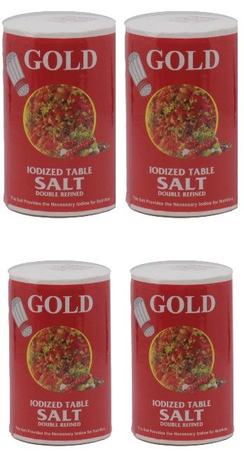 Buy Gold Brand Iodized Salt 26 Oz X 4 Pcs Online in Bahrain | Talabat ...