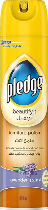Buy Pledge Lavender Furniture Cleaner Spray, 300 ml Online in Jordan ...