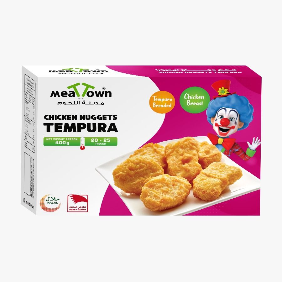Buy Meat Town Tempura Chicken Nuggets 400g Online in Oman | Talabat Oman