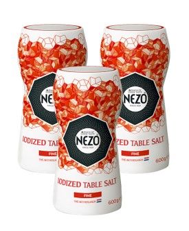 Buy Nezo Iodized Salt Plastic 600 g x 3 Pcs Online in Bahrain | Talabat ...