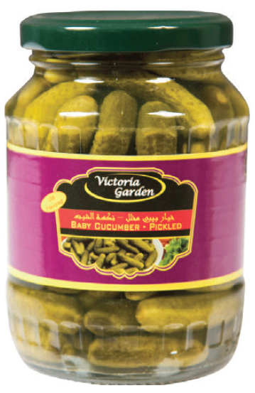 Buy Victoria Gardens Baby Cucumber Pickles With Dill Flavour 370 ml ...
