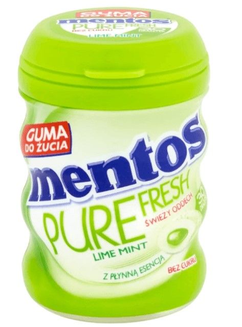 Buy Mentos Pure Fresh Lime Mint Chewing Gum, 60g Online in Bahrain ...