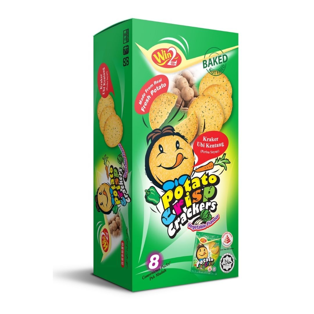 Buy Win 2 Potato Crisp Vegetable Flavor 20 g x 30 Pcs Online in Bahrain ...
