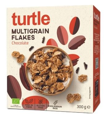 Buy Turtle Cereal Multigrain Flakes Dark Chocolate 300 g Online in ...