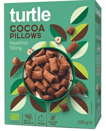 Buy Turtle Cereal Multigran Flakes Pillows With Hazelnut Cream 300 g ...