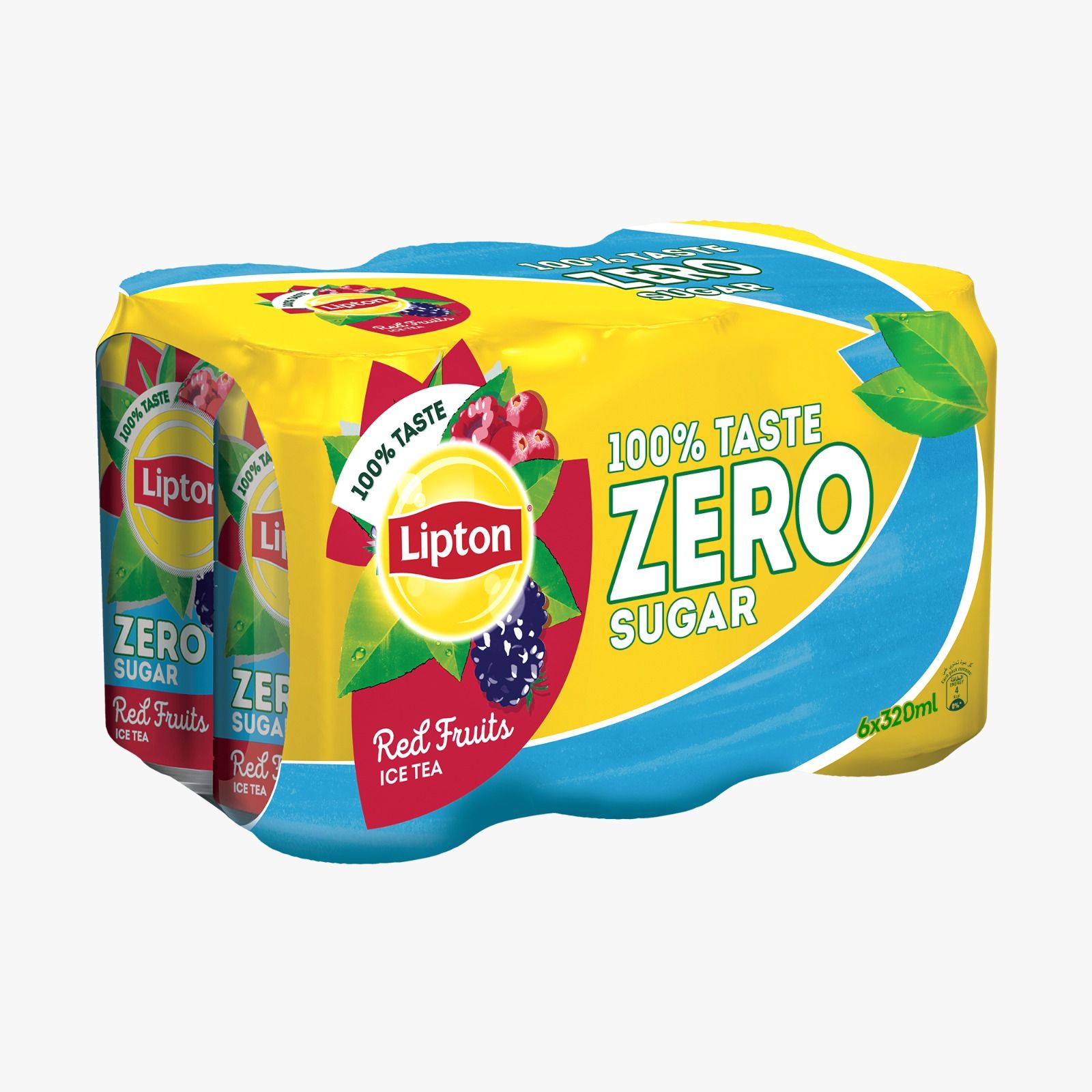 Buy Lipton Zero Red Fruit Ice Tea 320 Ml x 6 Pcs Online in Bahrain ...