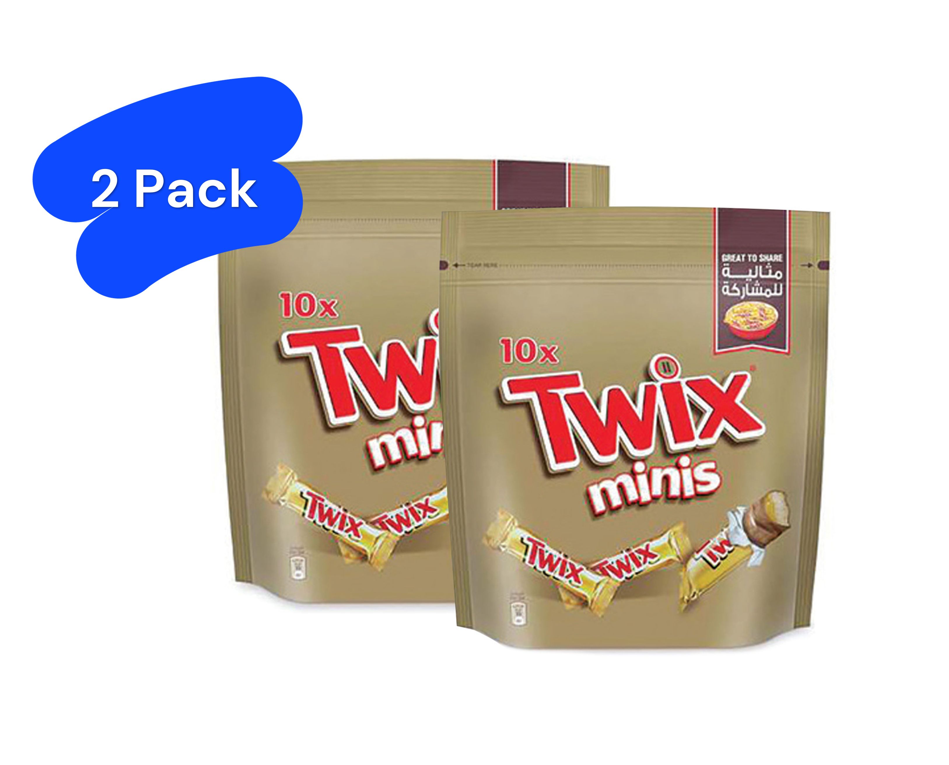 Buy Twix Minis 200g x 2 Pcs Online in Bahrain | Talabat Bahrain