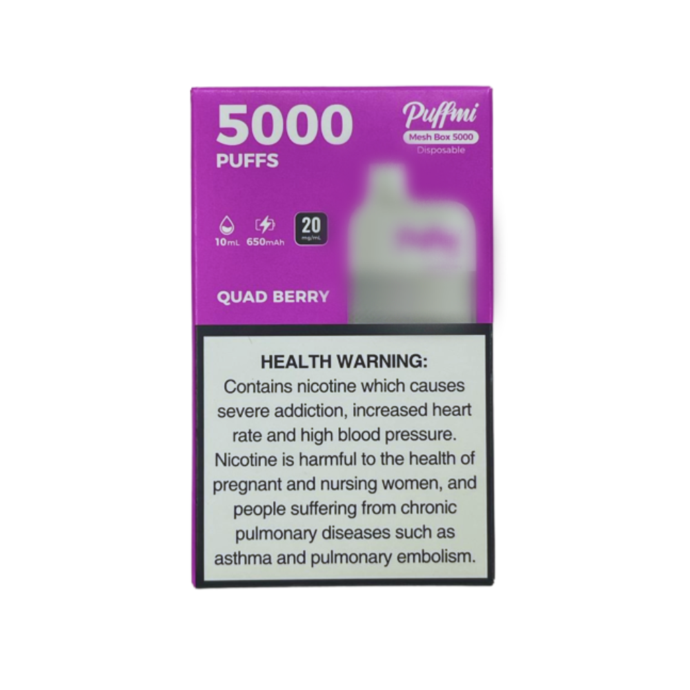 Buy Puffmi Meshbox Quad Berry 5000 Puffs 10 ml Online in Bahrain ...