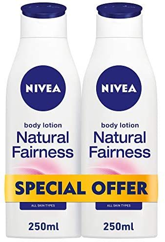 Buy Nivea Natural Fairness Body Lotion 250 ml x 2 Pcs 20% Off Online in ...