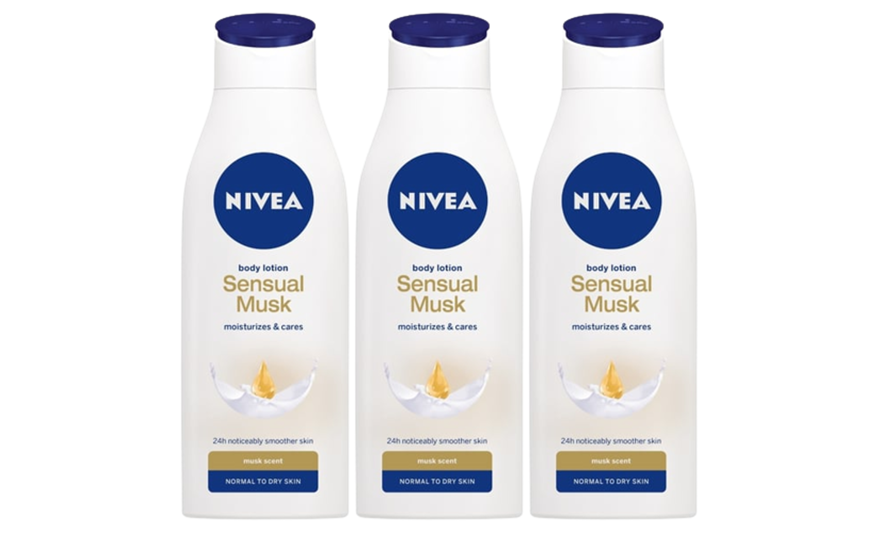 Buy Nivea Sensual Musk Body Lotion 250 ml 2 + 1 Free Online in Bahrain ...