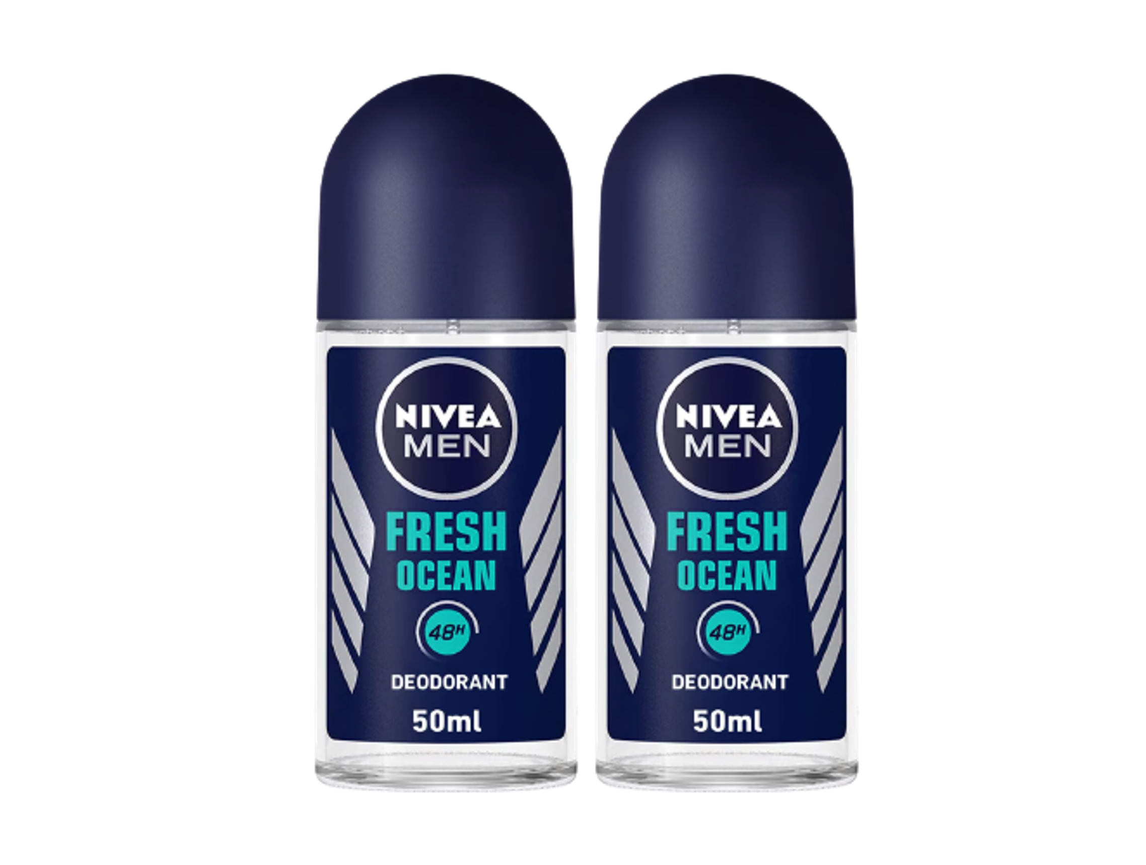 Buy Nivea Fresh Ocean Roll-On Deodorant For Men 50 ml x 2 Pcs 20% Off Online in Bahrain ...