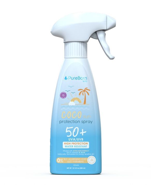 Buy Pureborn Baby Sun Lotion Spray 300 ml Online in Bahrain | Talabat ...