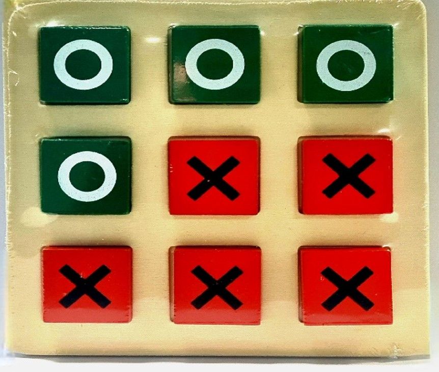Buy F.T. Wooden Board Game XO Red & Green 1 Pc Online in Bahrain ...