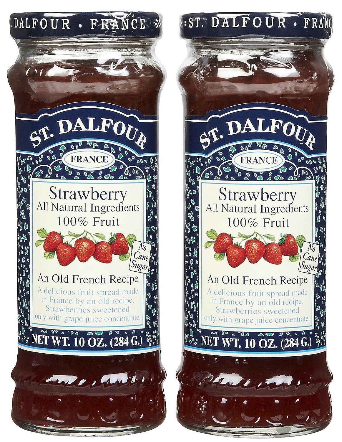 Buy St. Dalfour Strawberry Jam Twin Pack 284g x 2 Online in Bahrain ...