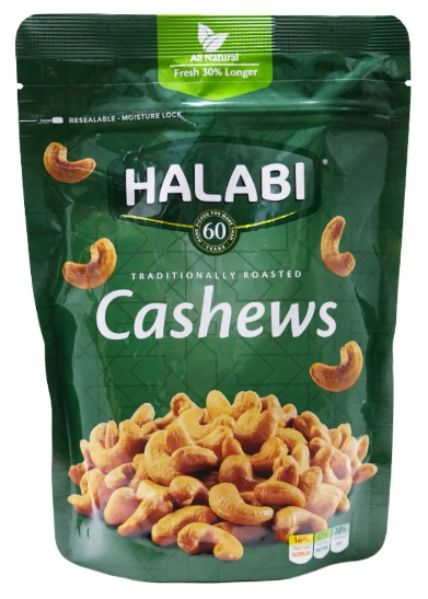 Buy Halabi Roasted Cashews, 250 g Online in Bahrain | Talabat Bahrain