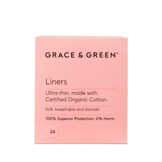 Buy Grace & Green Organic Ultra Thin Liners, 24 Pads Online in Bahrain ...