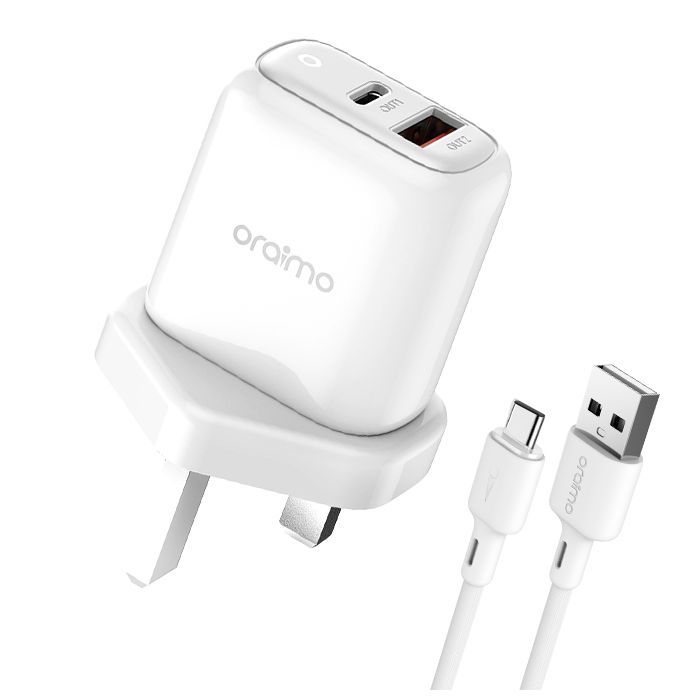 Buy Oraimo 18W Dual Port Type C Charger - OCW U83D+C53 Online in ...