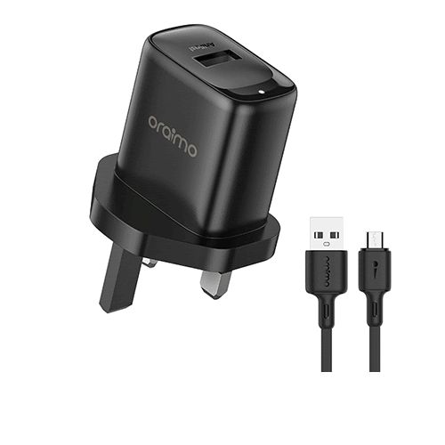 Buy Oraimo 2.1A Dual Port Micro Charger Kit - OCW U68D+M53 Online in ...