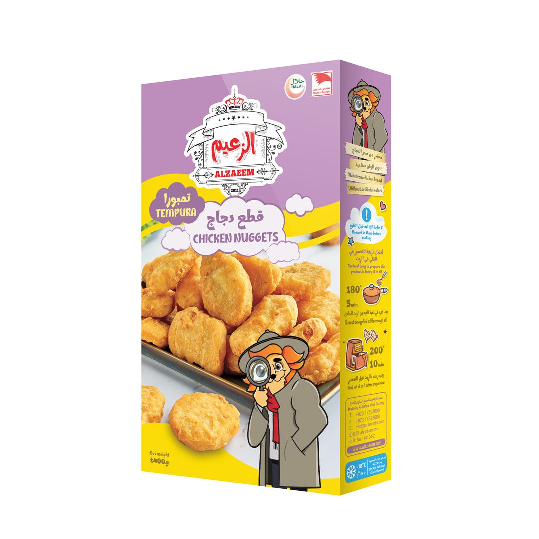 Buy Al Zaeem Tempura Chicken Nuggets, 400g Online in Bahrain | Talabat ...