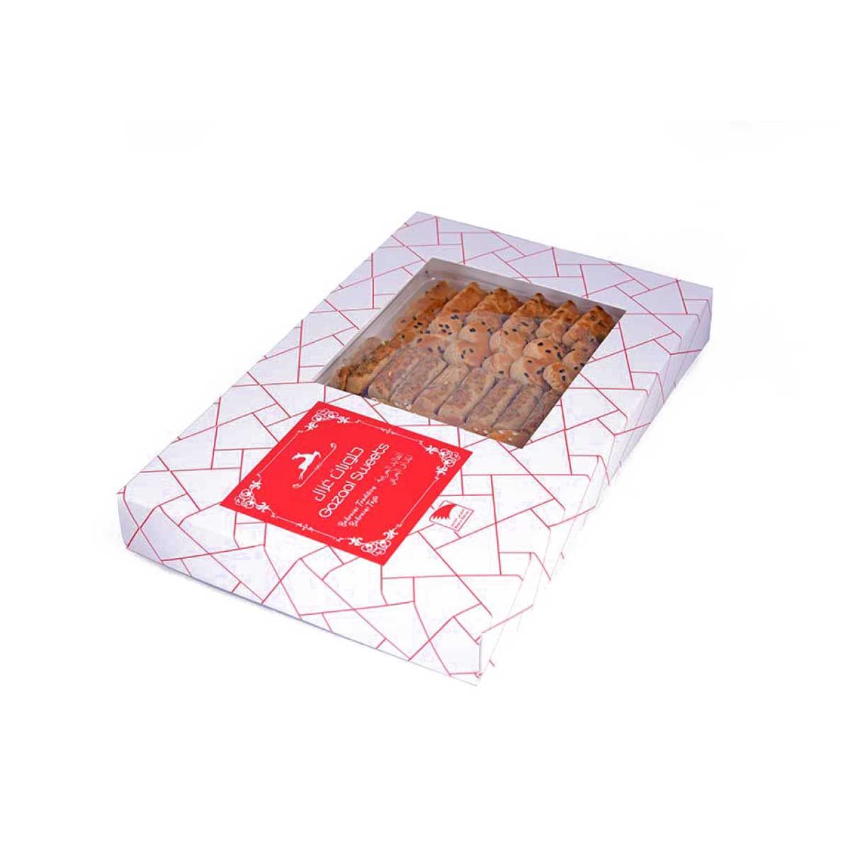 Buy Gazaal Sweets Medium Assorted Salt Biscuits Box, 525g Online in ...