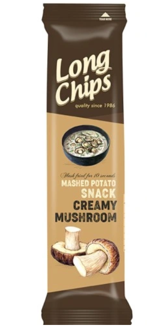 Buy Long Chips Creamy Mushroom Mashed Potato Snacks, 75g Online in ...