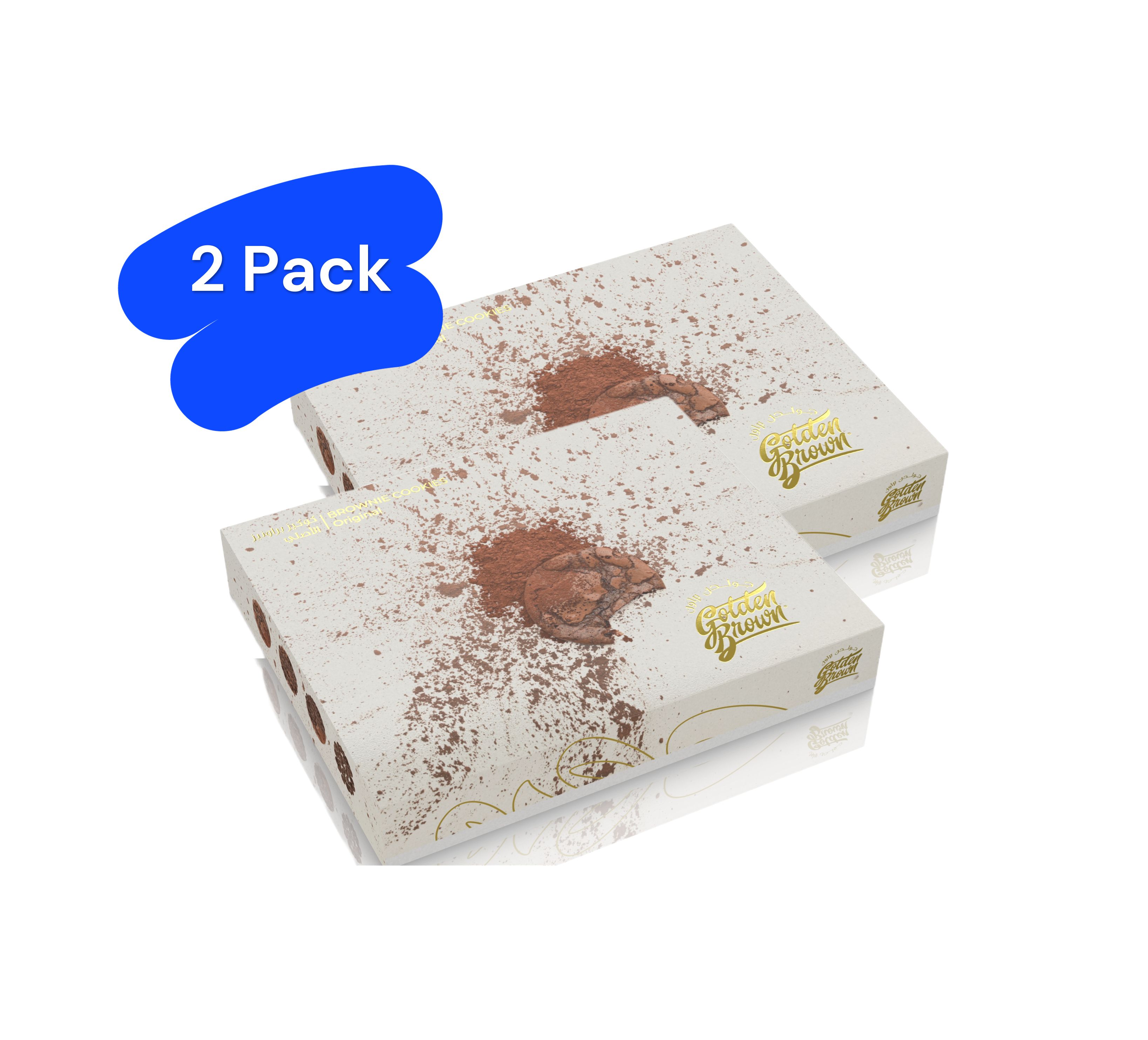 Buy Golden Brown Original Chocolate Brownie Cookies 500gx2 Online in ...
