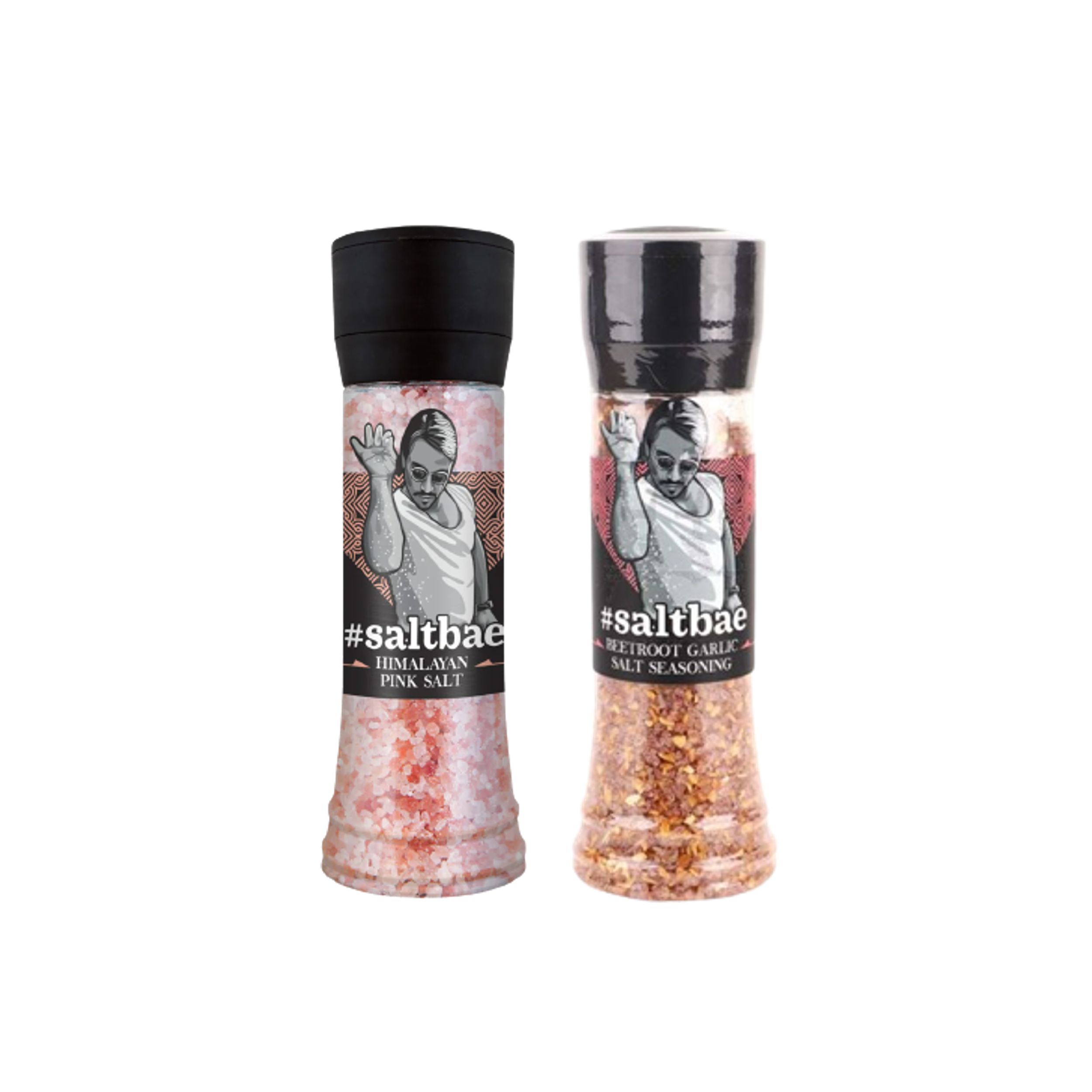 Buy SaltBae Himalayan Pink Salt 100g + SaltBae Beetroot Garlic Salt ...