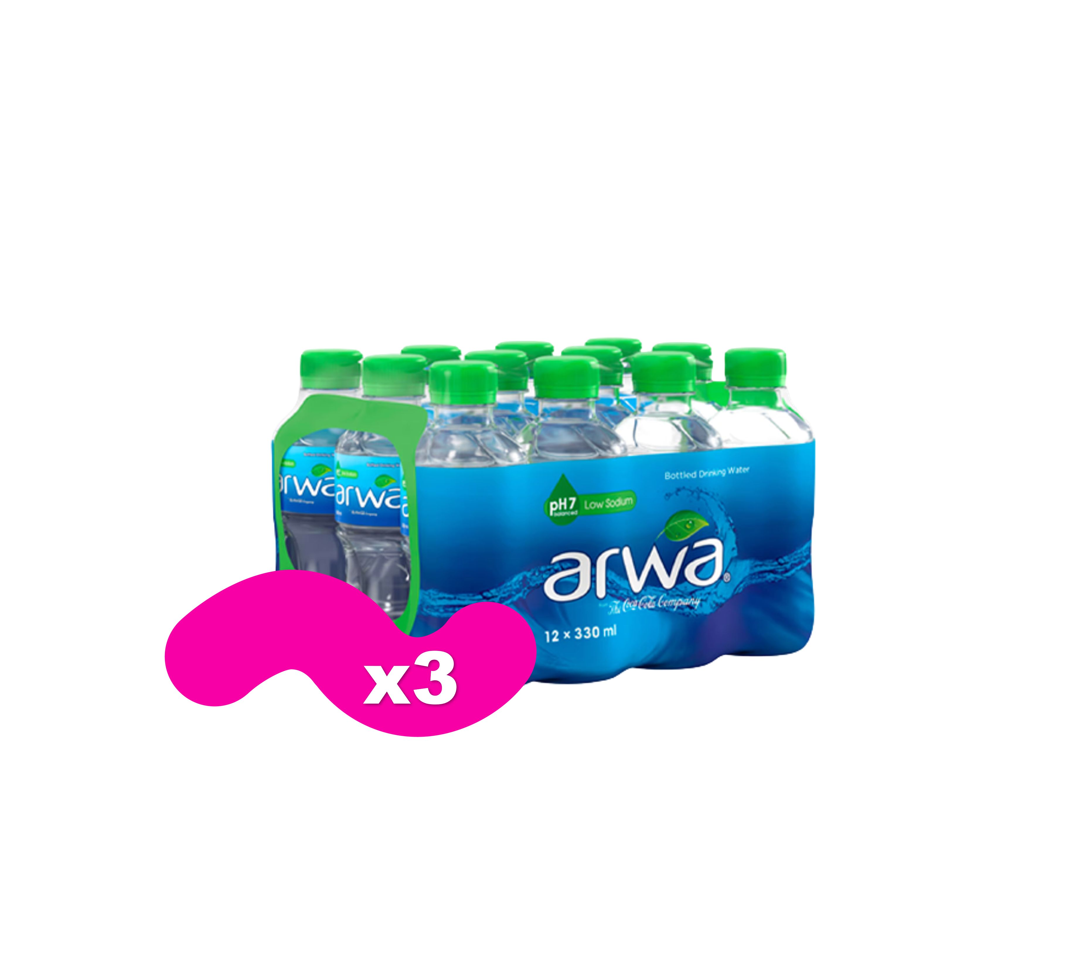 Buy Arwa Water (12x330ml) x3 Online in Bahrain | Talabat Bahrain
