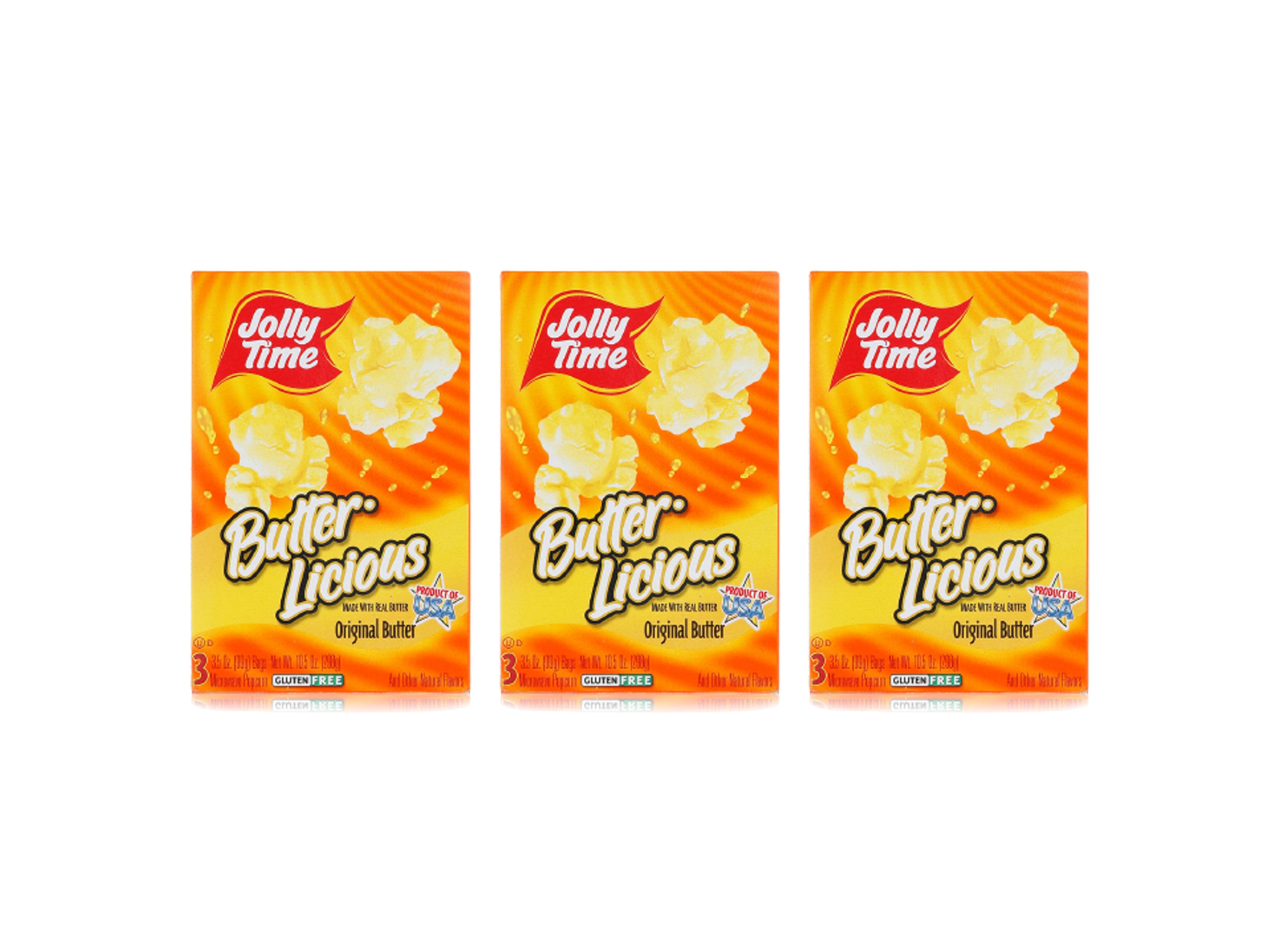 Buy Jolly Time Popcorn Butterlicious 298g x3 Online in Bahrain ...