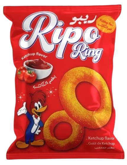 Buy Ripo Ring Ketchup Snacks, 40-50g Online in Egypt | Talabat Egypt