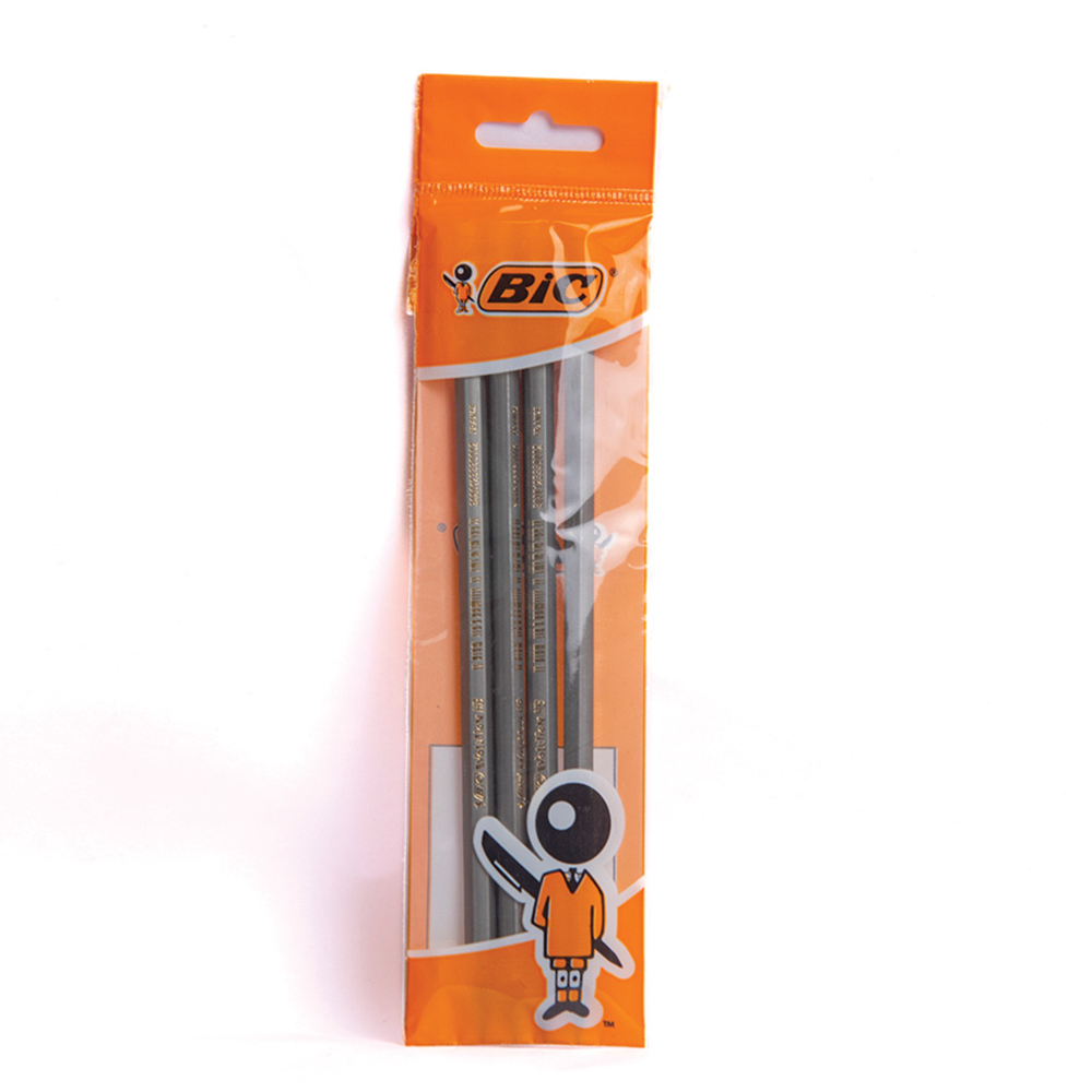Buy Bic Pencils with Eraser - Black, Pack Of 4 Online in Egypt ...