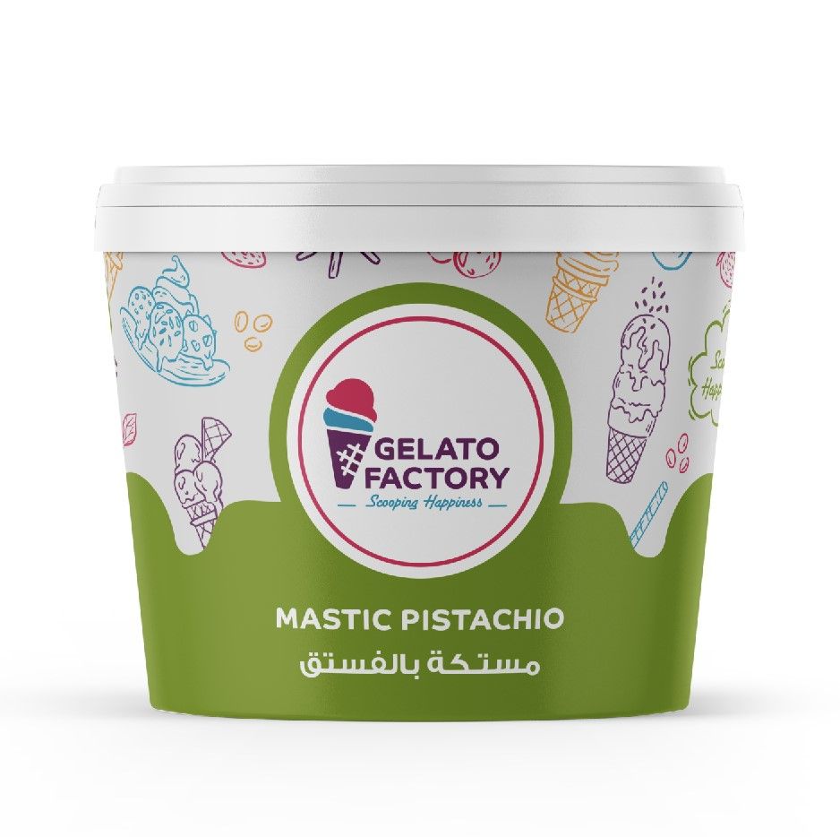 Buy Gelato Factory Mastic with Pistachio Ice Cream, 500ml Online in ...