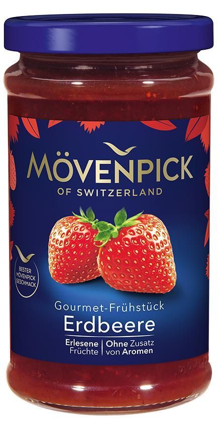 Buy Mövenpick strawberry jam 250 gm Online in Egypt | Talabat Egypt
