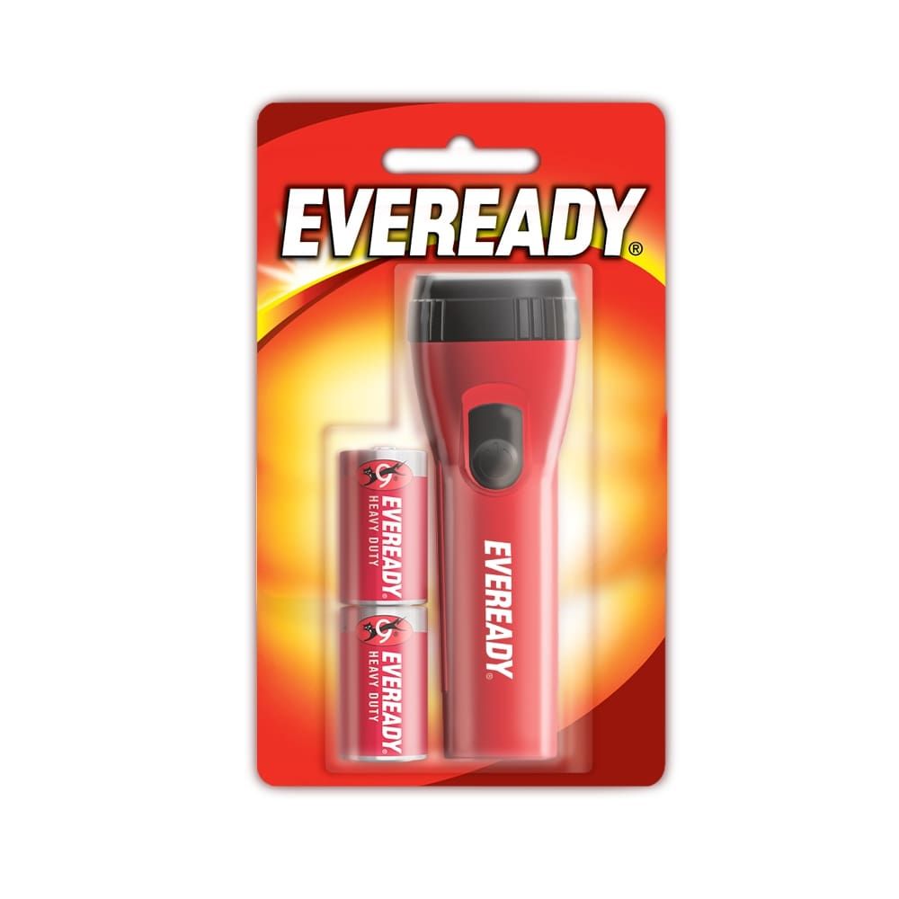 Buy Eveready LED Flashlight + 2D 2Pcs Online in Egypt | Talabat Egypt