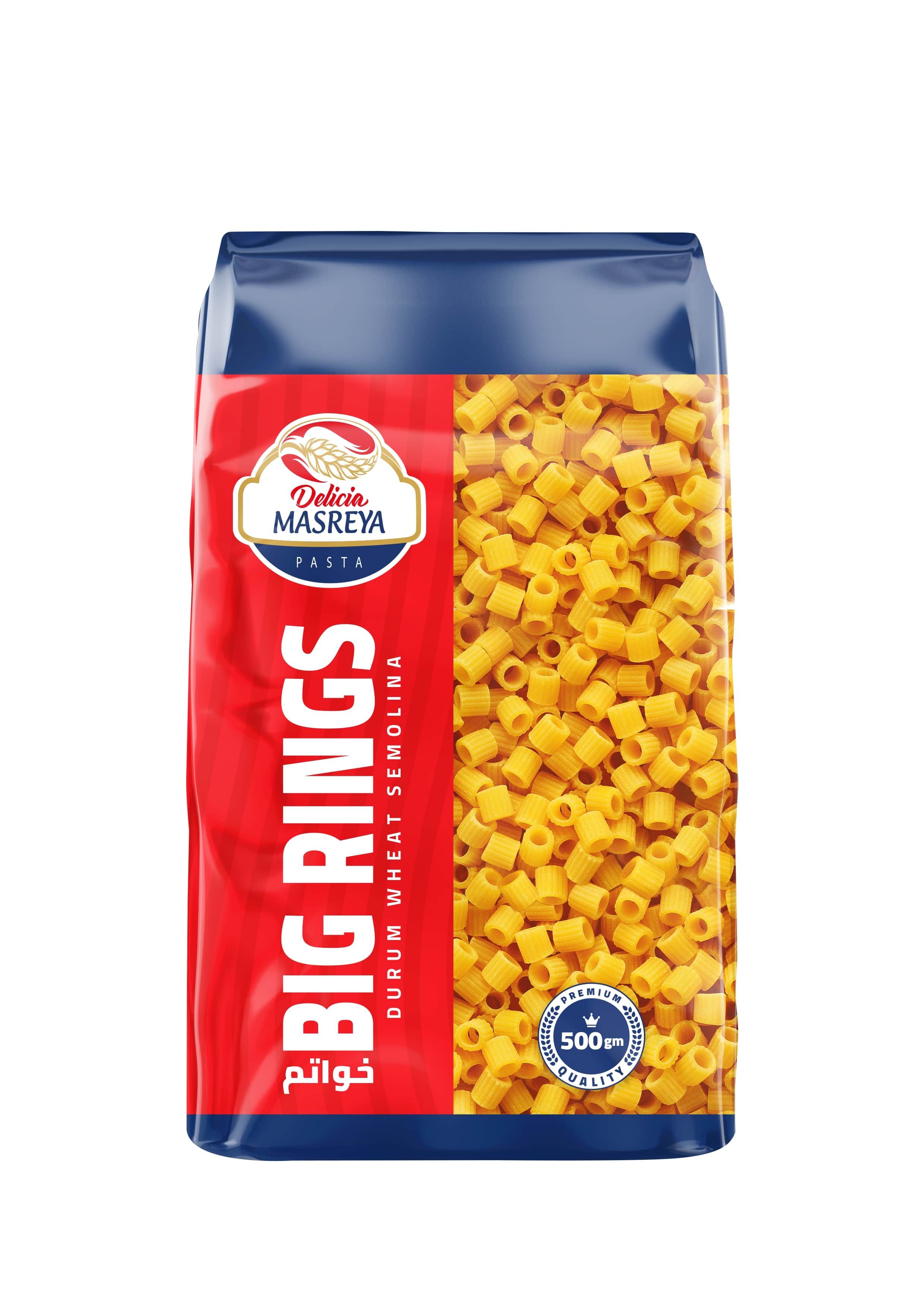 Buy Delicia Masreya Ring Pasta, 500g Online in Egypt | Talabat Egypt