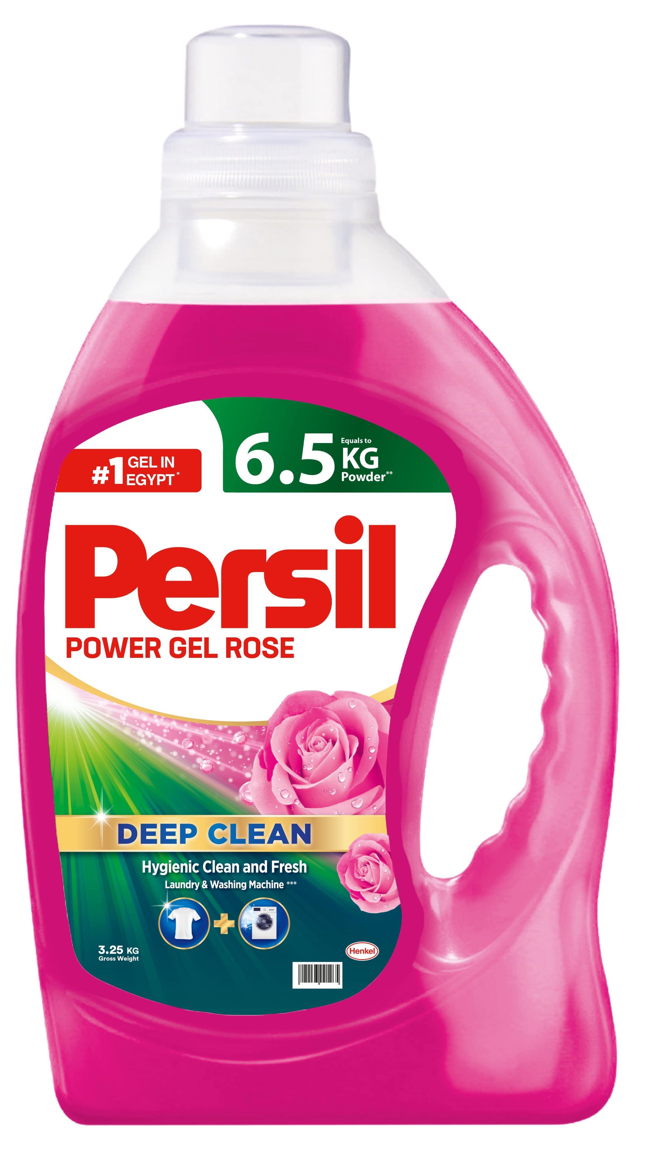 Buy Persil Gel Deep Clean Plus Detergent Rose 3.25L Online in Egypt ...