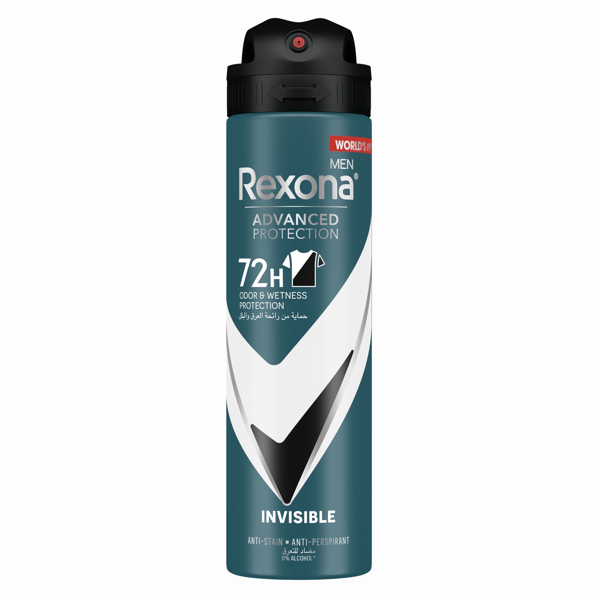 Buy Rexona Men Advanced Protection 72H+ Clear Antiperspirant Deodorant Spray Invisible Dry Black ...
